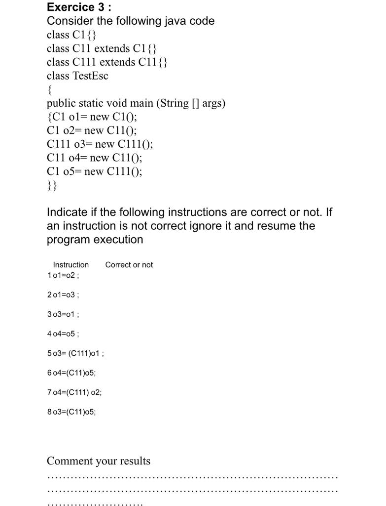 Solved Advanced Programming Lab 5 Exercice 1 : What is the | Chegg.com
