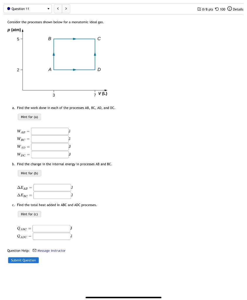 [solved] Consider The Processes Shown Below For A Monatom