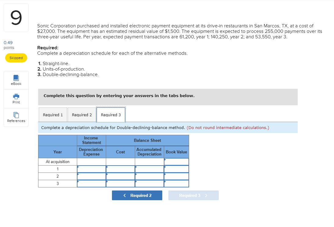 Solved Sonic Corporation Purchased And Installed Electronic Chegg