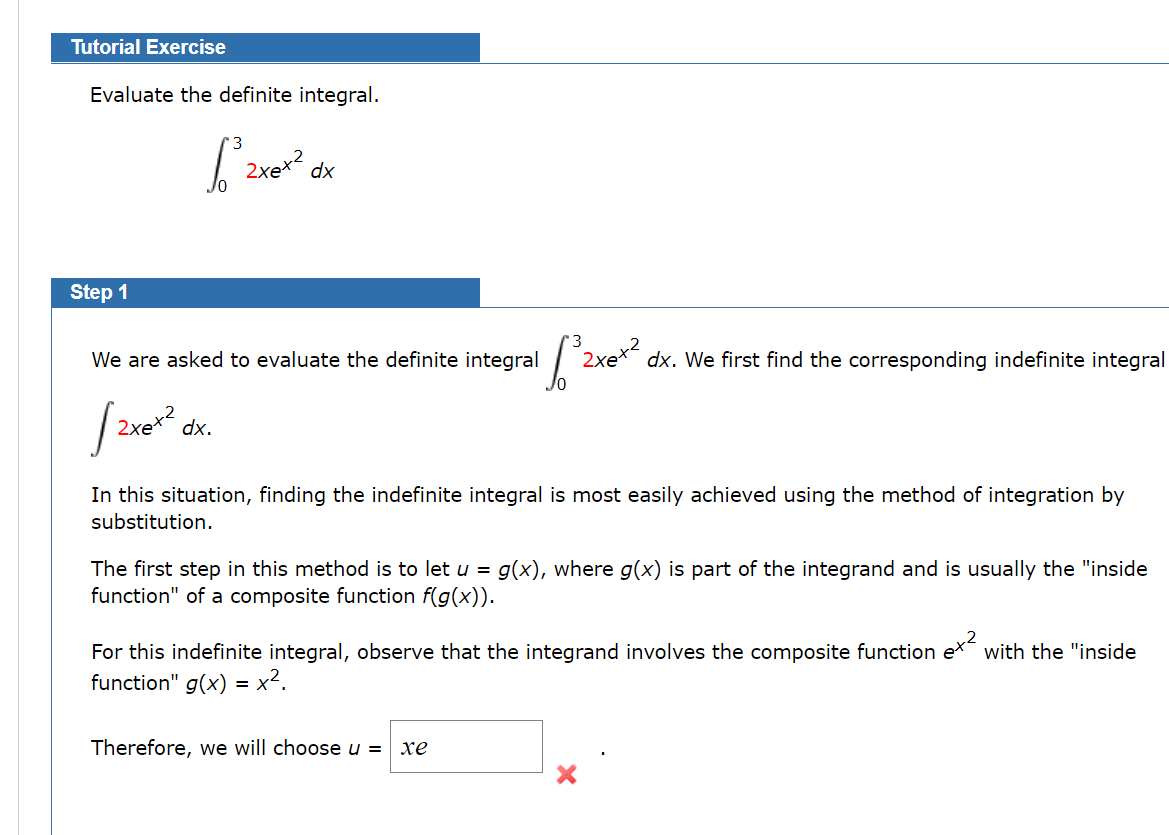 Solved Tutorial Exercise Evaluate the definite integral. L | Chegg.com
