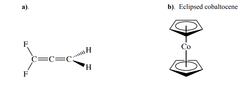 Solved a) b). Eclipsed cobaltocene Co C CEC | Chegg.com