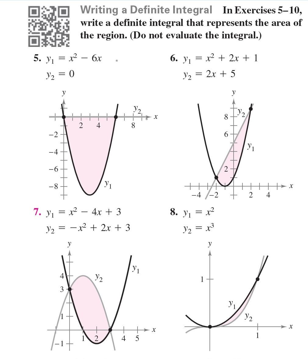 Solved Writing a Definite Integral In Exercises 5–10, write | Chegg.com