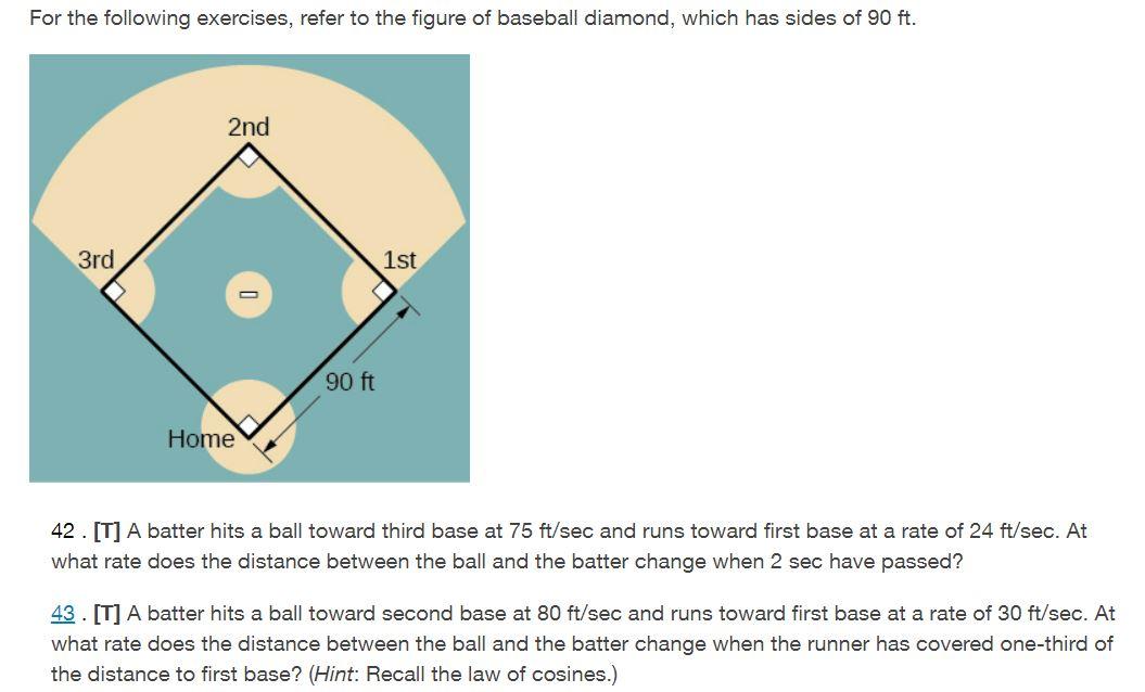 Pythagorean Theorem In Baseball