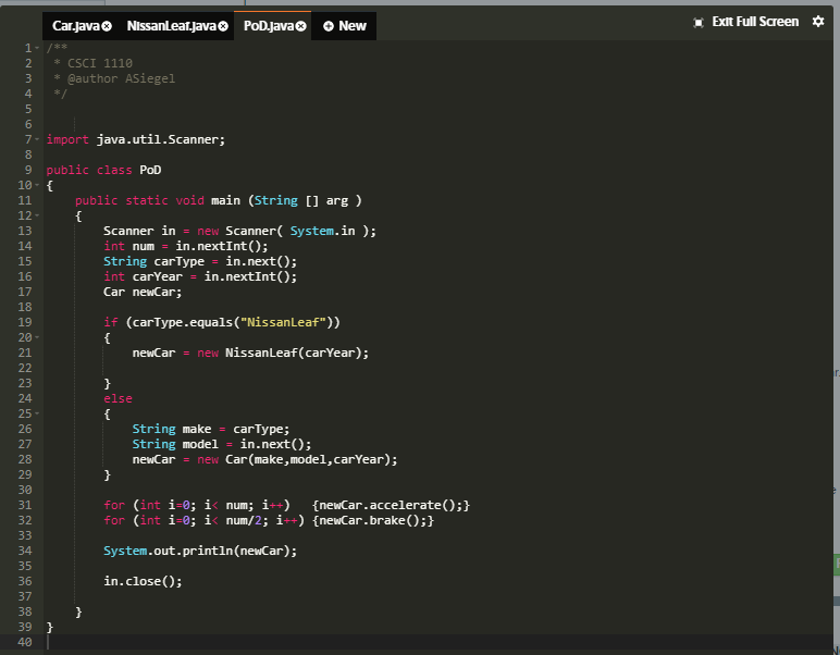 Solved Instructions Today you will be given a Car class. | Chegg.com