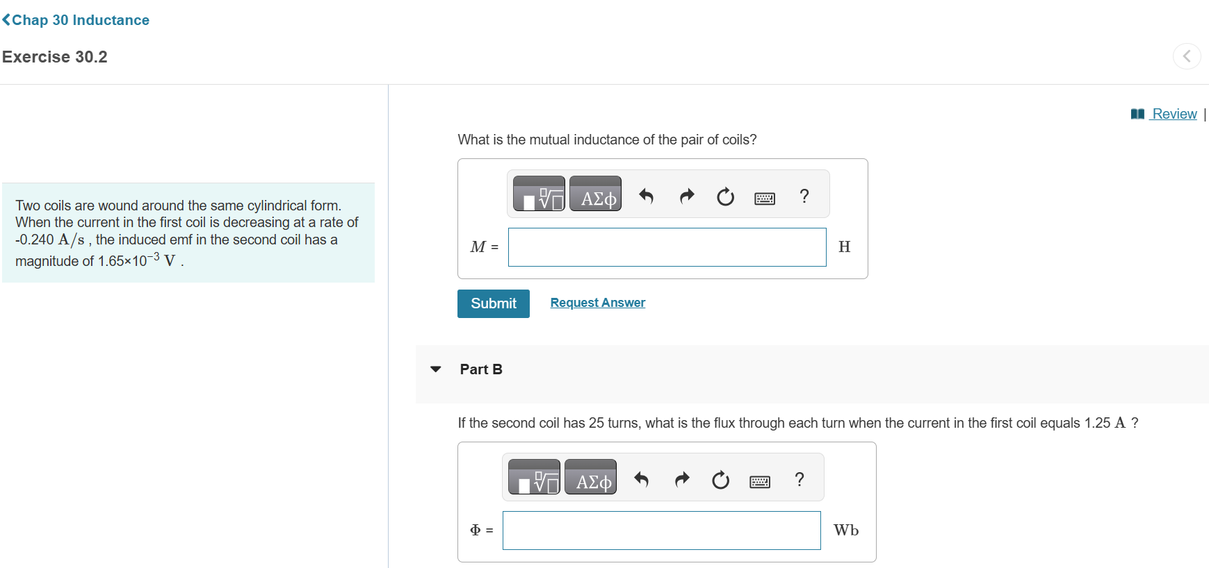 Solved by an EXPERT Part CIf the current in the second coil increases at | Chegg.com