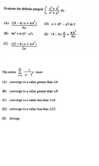 Solved Evaluate the definite integral integral^a_0 x^2 + | Chegg.com