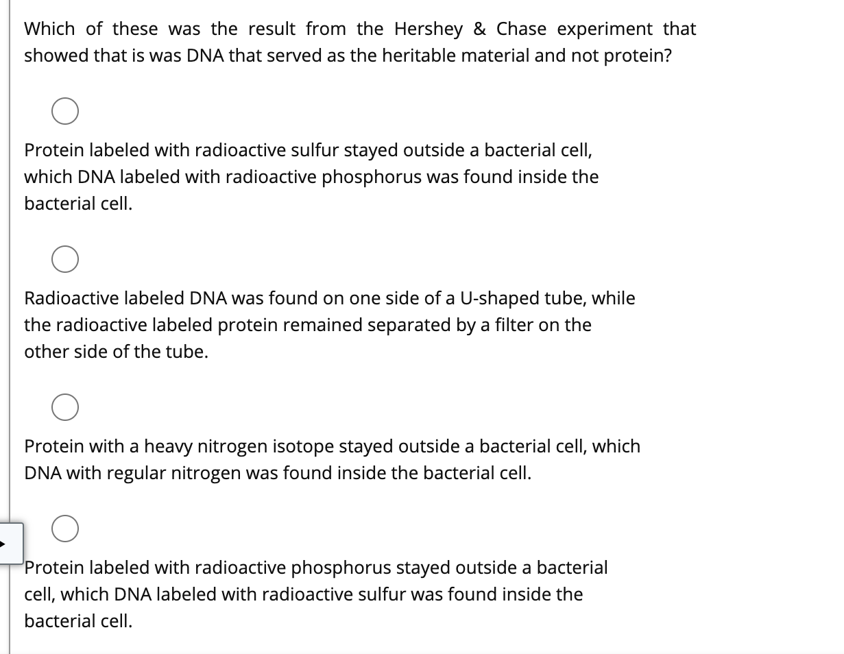 Solved which dna replication hypothesis was ruled out by the | Chegg.com