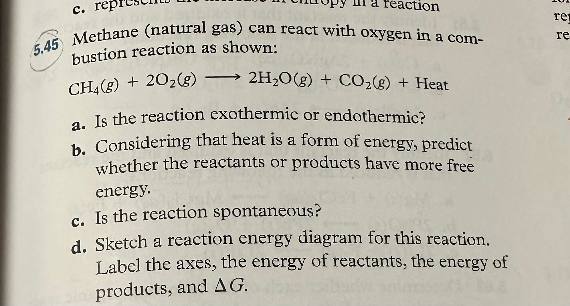Solved Methane (natural gas) can react with oxygen in a com. | Chegg.com