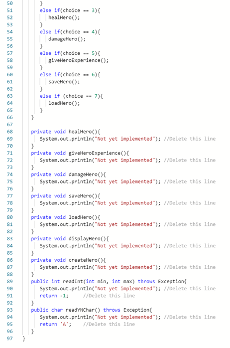 Solved Java Coding This program will implement a user | Chegg.com