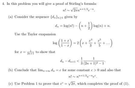 Solved 4. In this problem you will give a proof of | Chegg.com