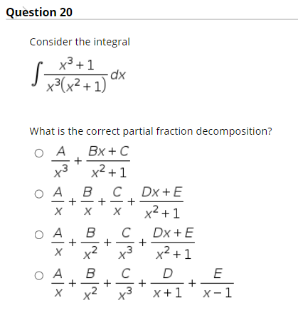 Solved Question 8 Evaluate the indefinite integral 3x2 x3 / | Chegg.com