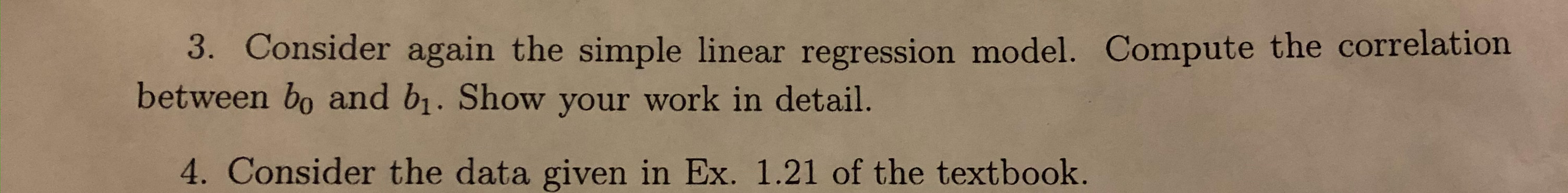 Solved 3. Consider again the simple linear regression model. | Chegg.com