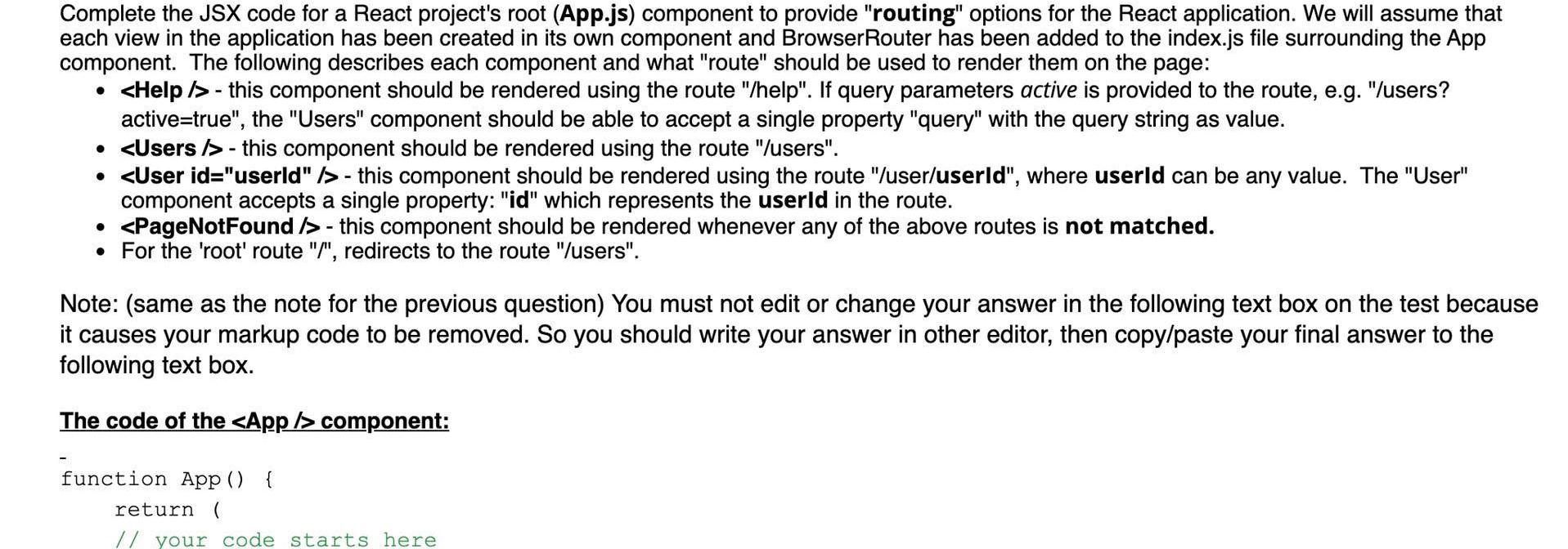 Show the code to create a stateful React component | Chegg.com
