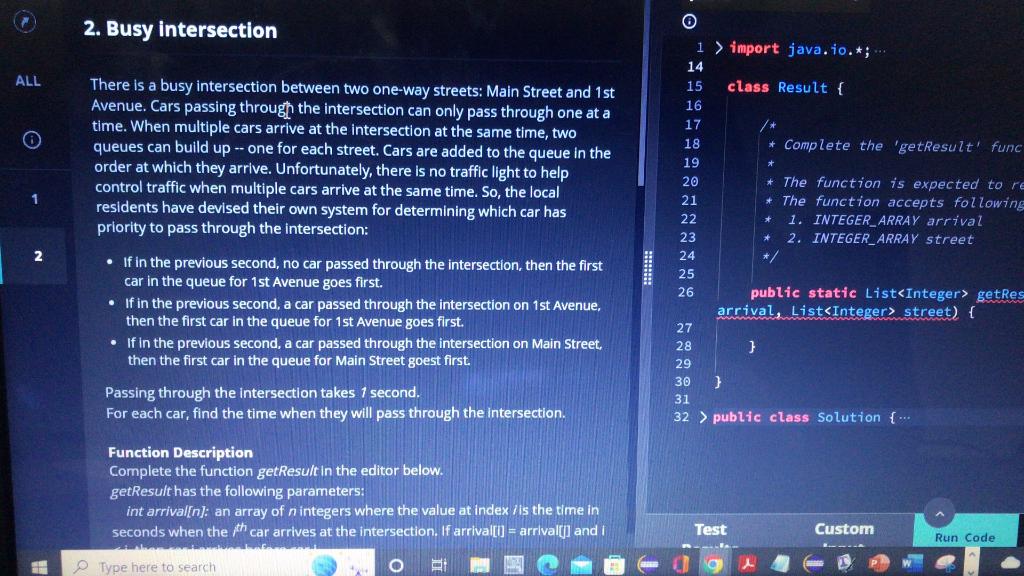 2. Busy intersection | Chegg.com