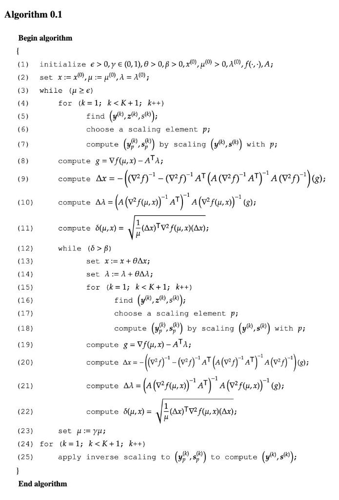 Algorithm 01 Begin Algorithm 1 Initialize E 0 4080