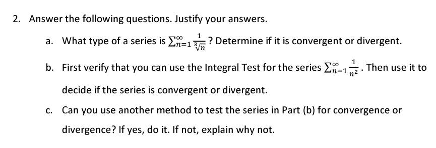 Solved 1. Answer the following questions. Justify your | Chegg.com