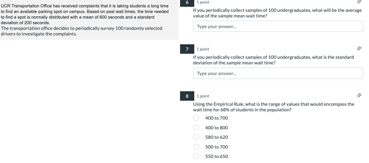 Solved UCR Transportation Office has received complaints | Chegg.com