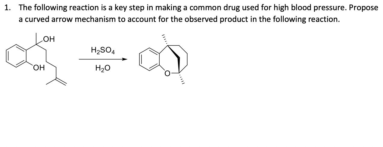 Solved 1. The following reaction is a key step in making a | Chegg.com