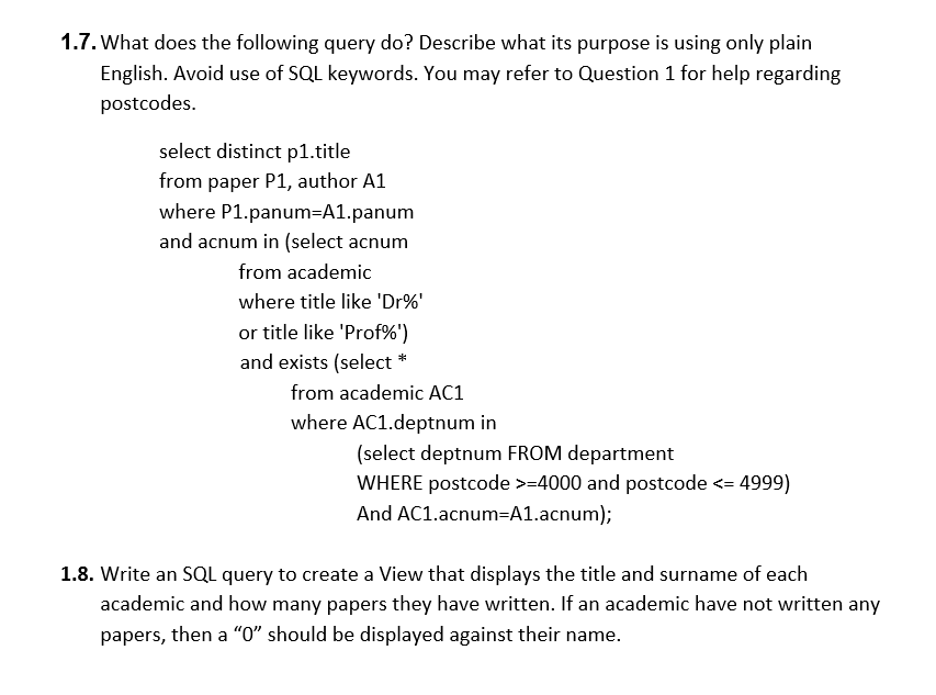 Solved This question uses the Research database available in | Chegg.com