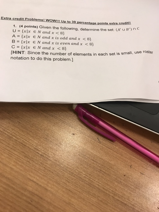 Solved Extra credit Problems! WOw!!! Up to 39 percenta ge | Chegg.com