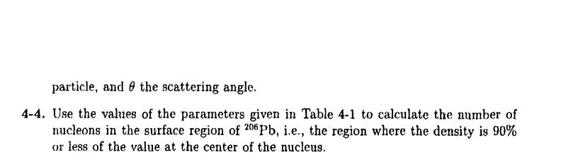 Solved particle, and θ the scattering angle. 4-4. Use the | Chegg.com