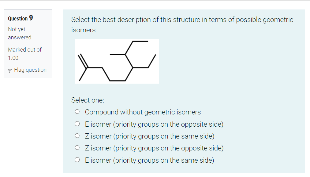 Solved Select the best description of this structure in | Chegg.com