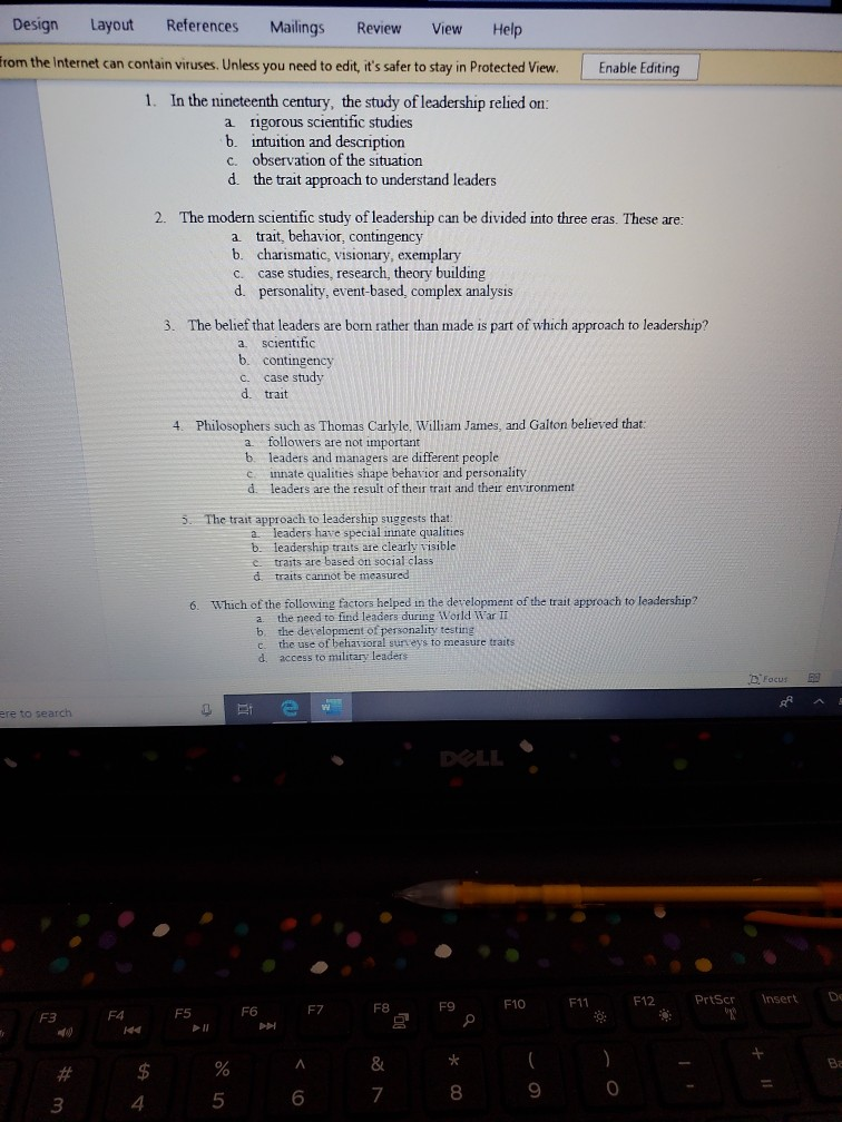Solved Design References Layout Mailings Review Help View | Chegg.com