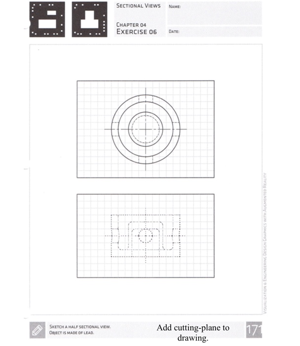 Solved SECTIONAL VIEWS NAME CHAPTER 04 EXERCISE 06 DATE | Chegg.com
