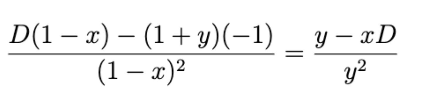 Solved Make D the subject of the formula with clear and | Chegg.com