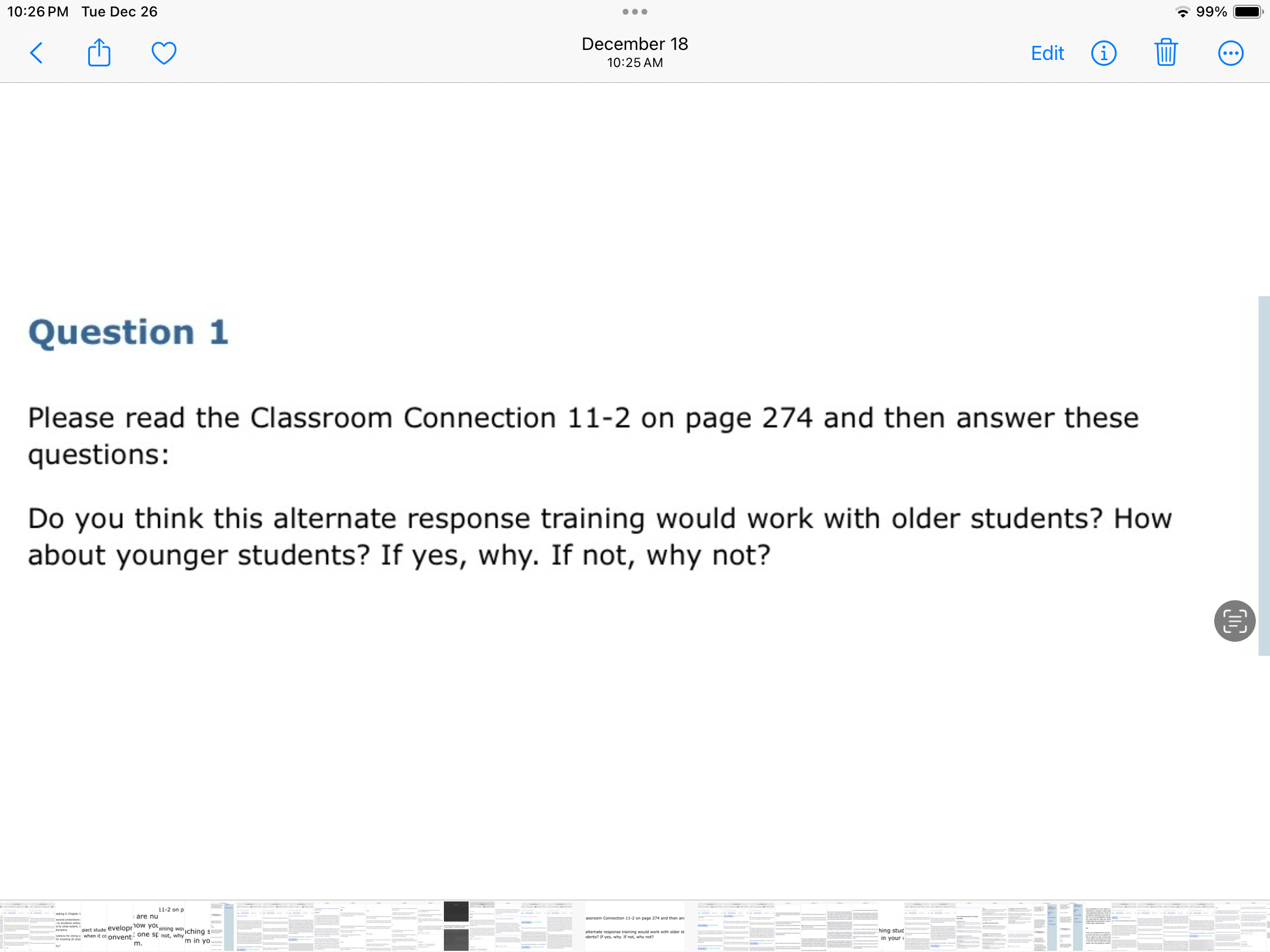 Solved Question 1Please read the Classroom Connection 11-2 | Chegg.com