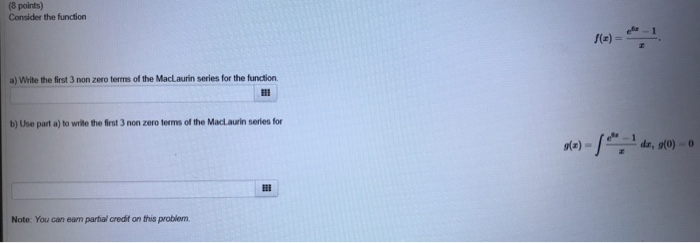 Solved (8 points) Consider the function /(z)= a) Write the | Chegg.com