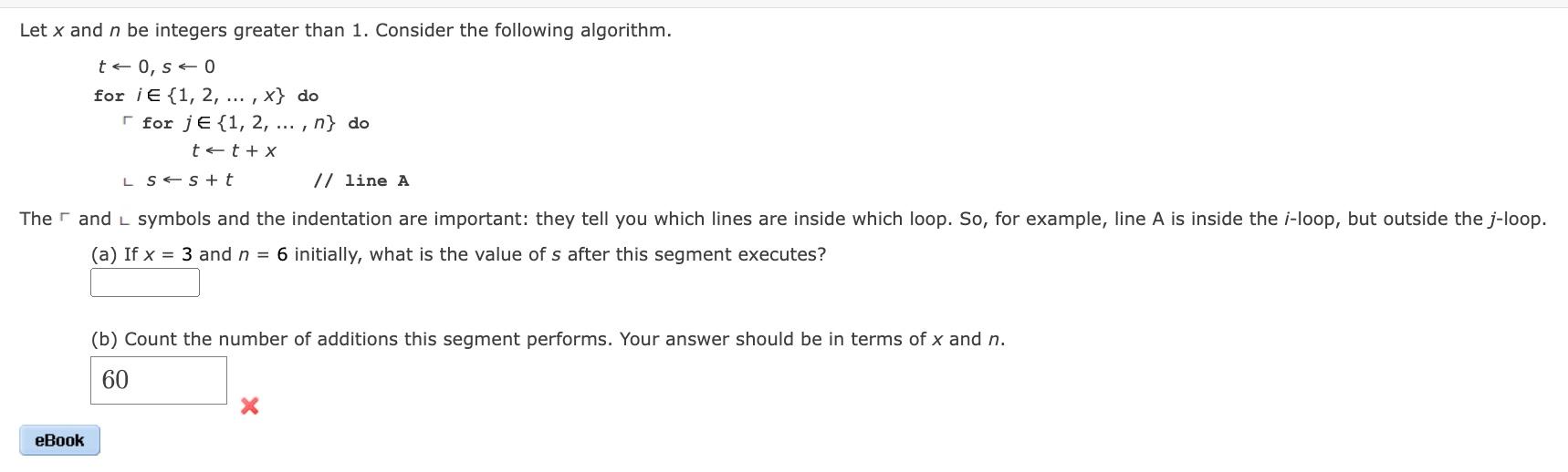 Solved Let x and n be integers greater than 1. Consider the | Chegg.com