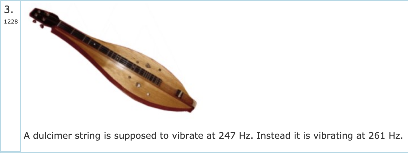 Solved A dulcimer string is supposed to vibrate at 247 Hz. | Chegg.com