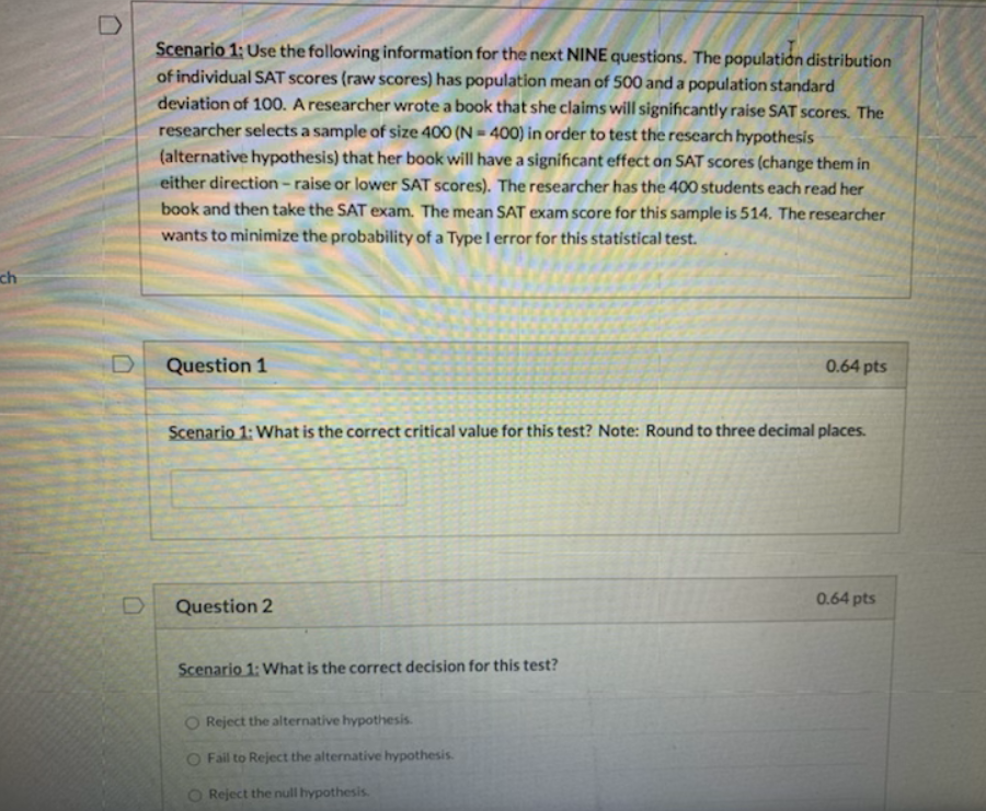 Solved Scenario 1: Use the following information for the | Chegg.com