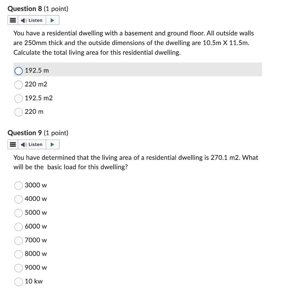 Solved You have a residential dwelling with a basement and | Chegg.com