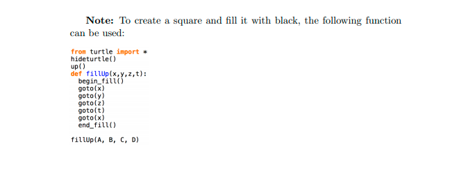 Solved Write the Python program which draws the following | Chegg.com