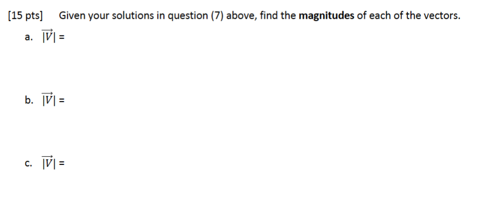 Solved 7. [15 pts] Consider the line segments connecting | Chegg.com