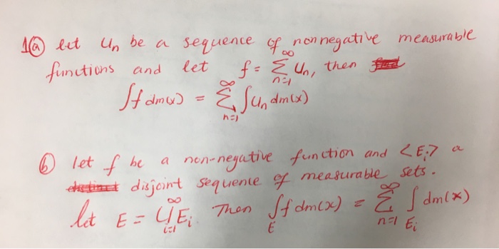 Solved Let U N Be A Sequence Negative Measurable Functions