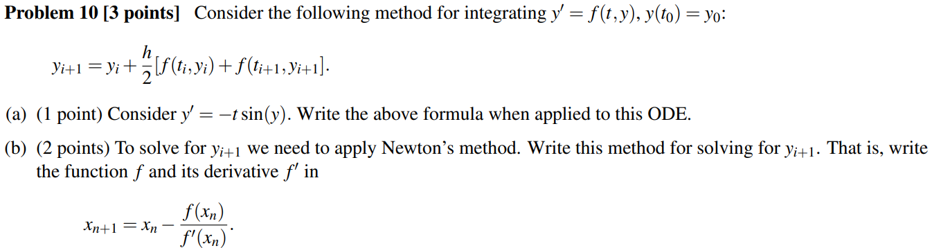 Solved Problem 10 [3 points] Consider the following method | Chegg.com