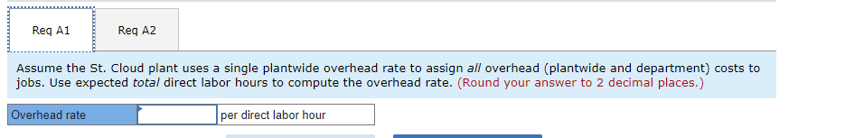 Solved Find the plant wide overhead rate by using expected | Chegg.com