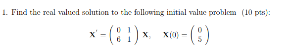 Solved Find the real-valued solution to the following | Chegg.com