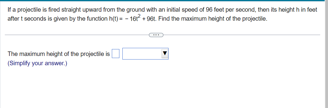 Solved If a projectile is fired straight upward from the | Chegg.com