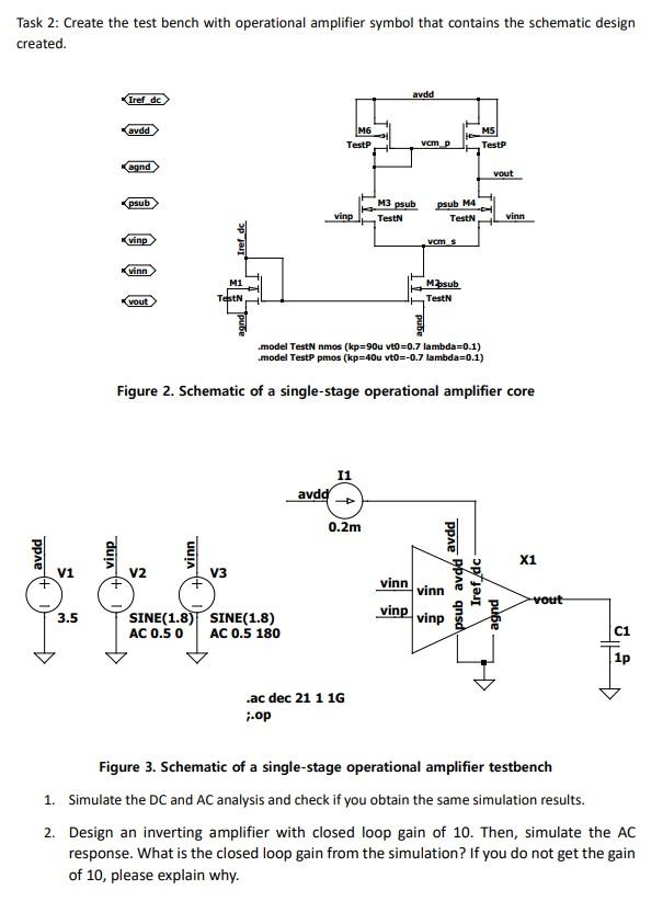 Solved Analog VLSI-Laboratory Laboratory #8: Analysis and | Chegg.com