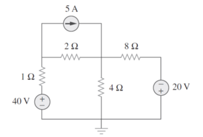 Solved Find the power abosrbed by each of the elements in | Chegg.com