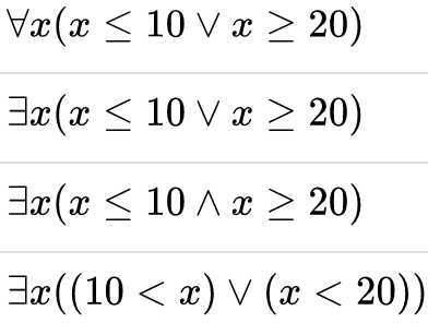 Solved Suppose that the domain of the variable x consists | Chegg.com