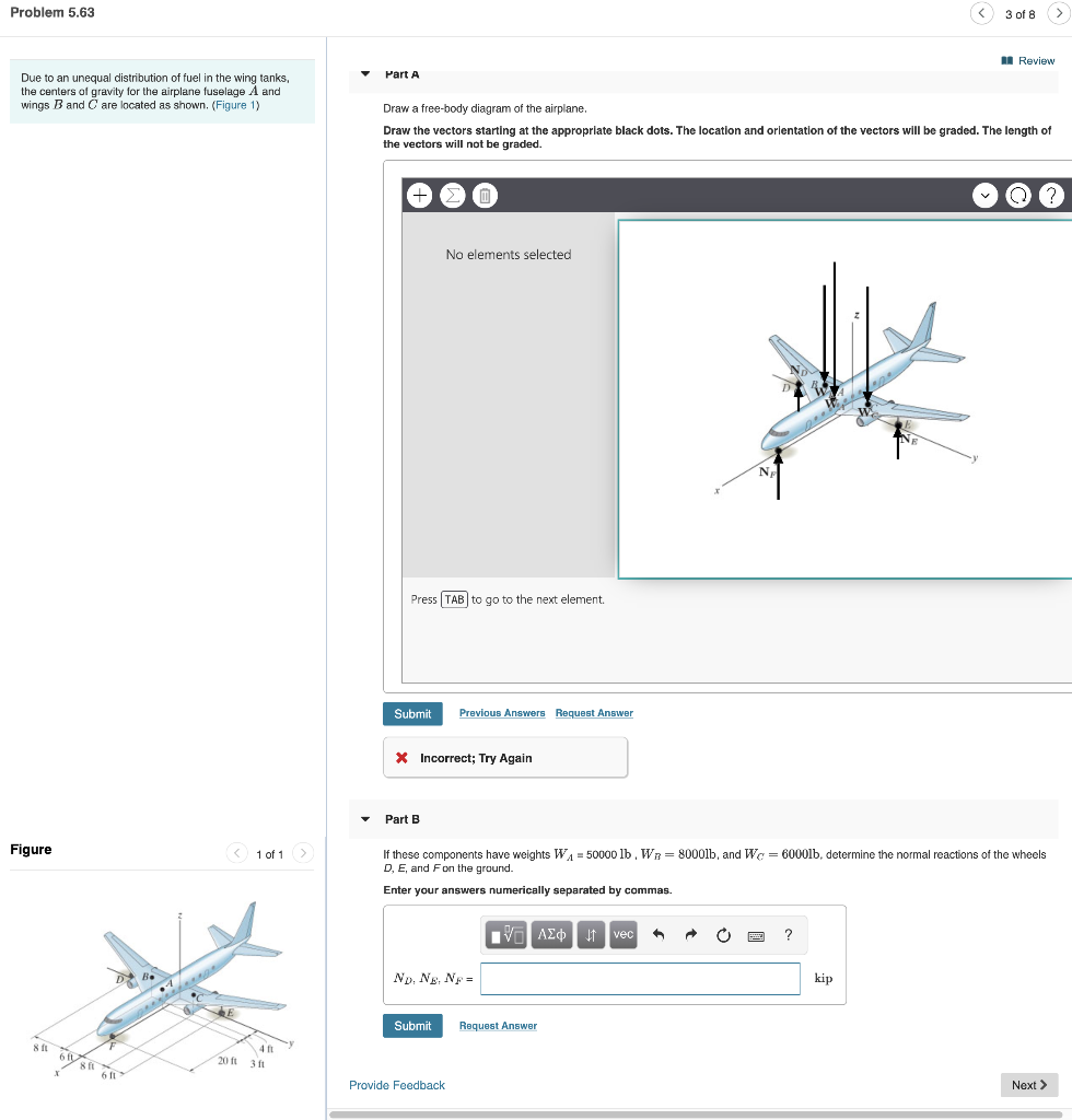 Solved Problem 5.63 3 of 8 > A Review Part A Due to an | Chegg.com