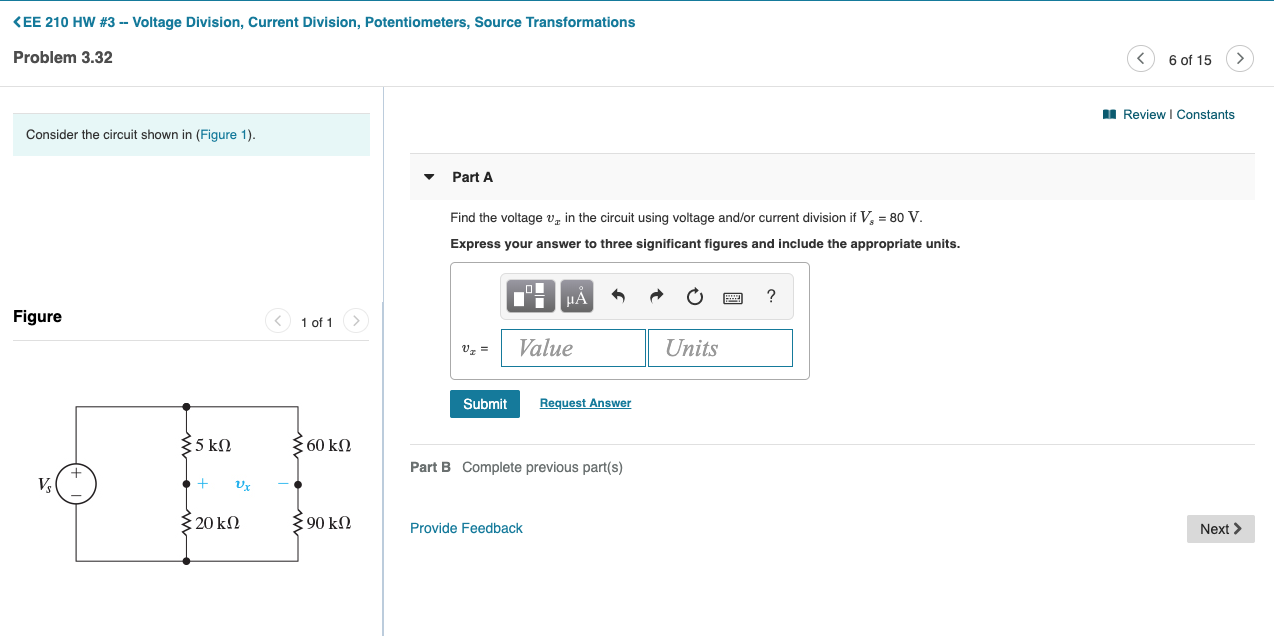 Solved Review Constants Consider the circuit shown in | Chegg.com
