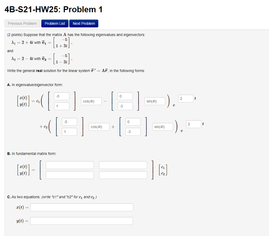 Solved 4B-S21-HW25: Problem 1 Previous Problem Problem List | Chegg.com