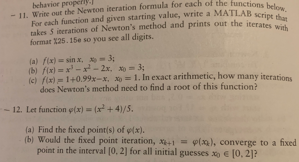 Solved Can The Bisection Method Be Used To Find The Roots Of
