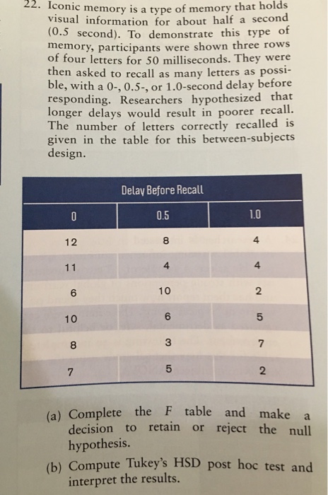 Solved Iconic memory is a type of memory that holds visual | Chegg.com